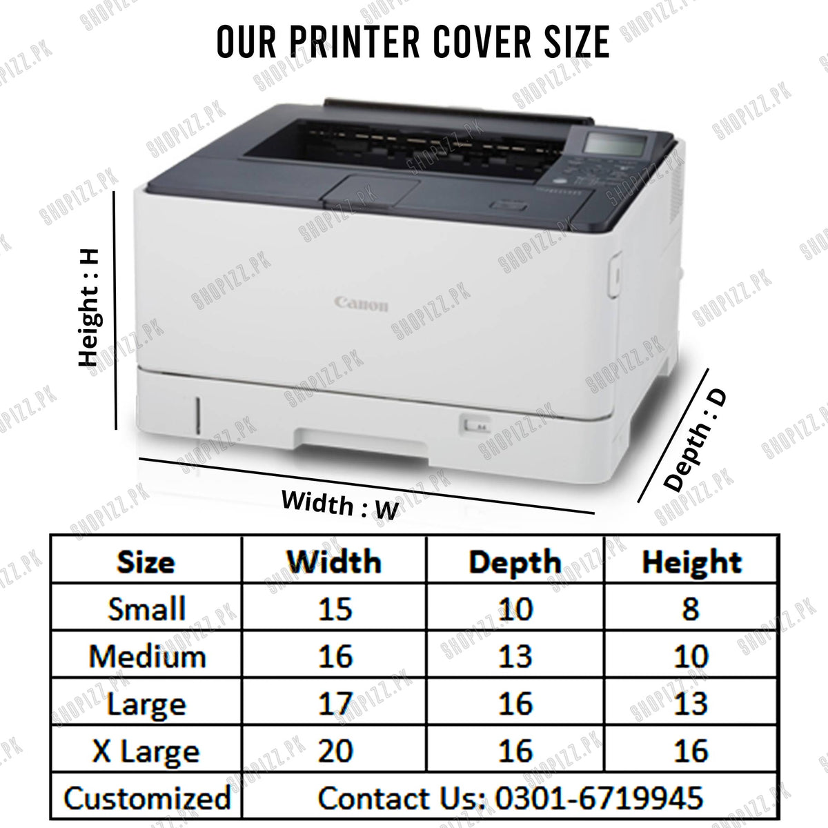 Waterproof & Dustproof Printer Cover – Shopizz.pk