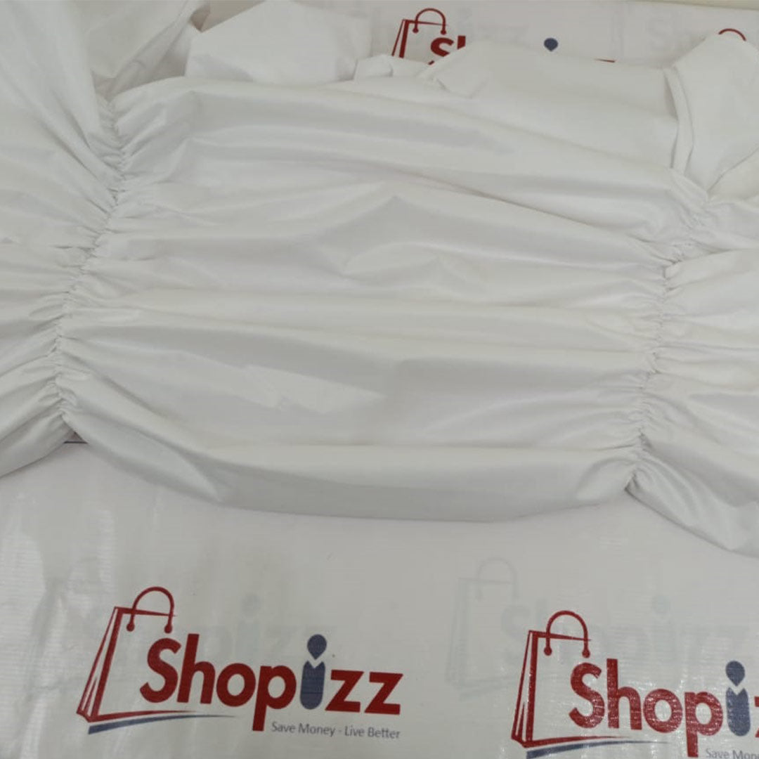 Zipper Waterproof Washing Machine Cover Front Loaded White Color – All ...